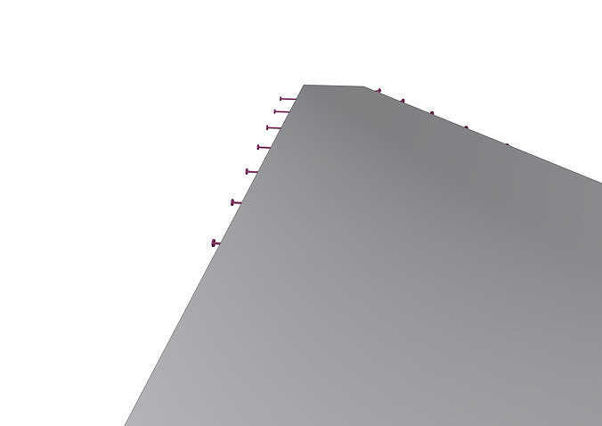 Trangular floor with support free 3D model | CGTrader