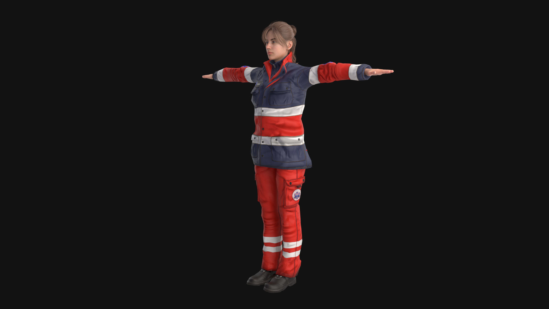 3D model Paramedic Teams Rigged VR / AR / low-poly | CGTrader