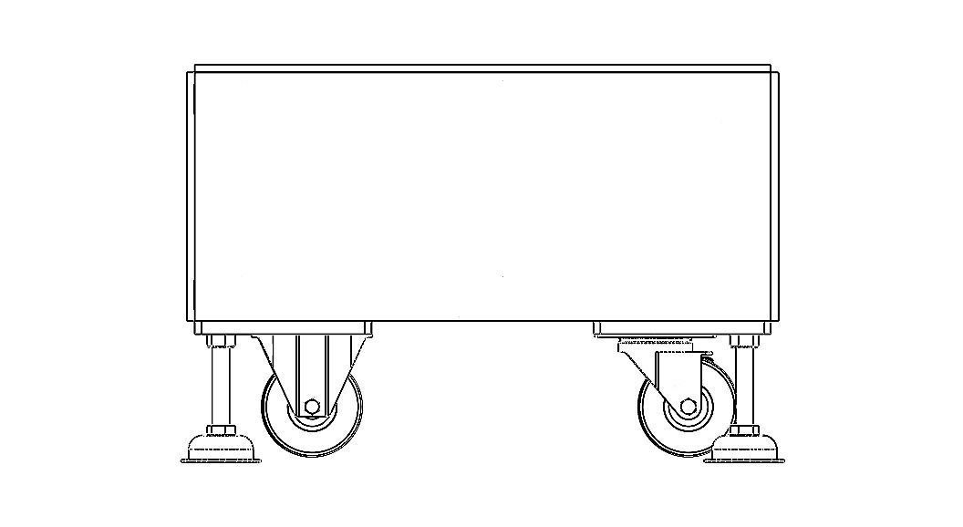 Platform Trolley Base Only 3D model rigged | CGTrader