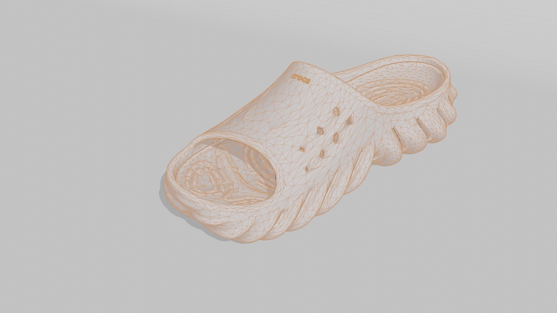 3D model CROCS ECHO SLIDE VR / AR / low-poly | CGTrader