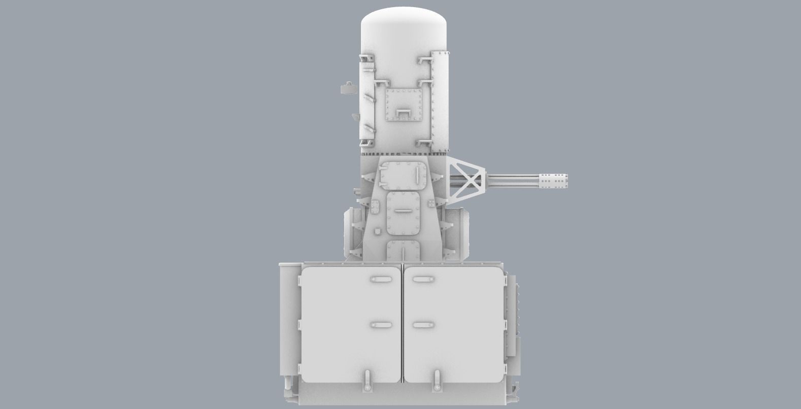 PM Phalanx CIWS 3D model 3D printable | CGTrader