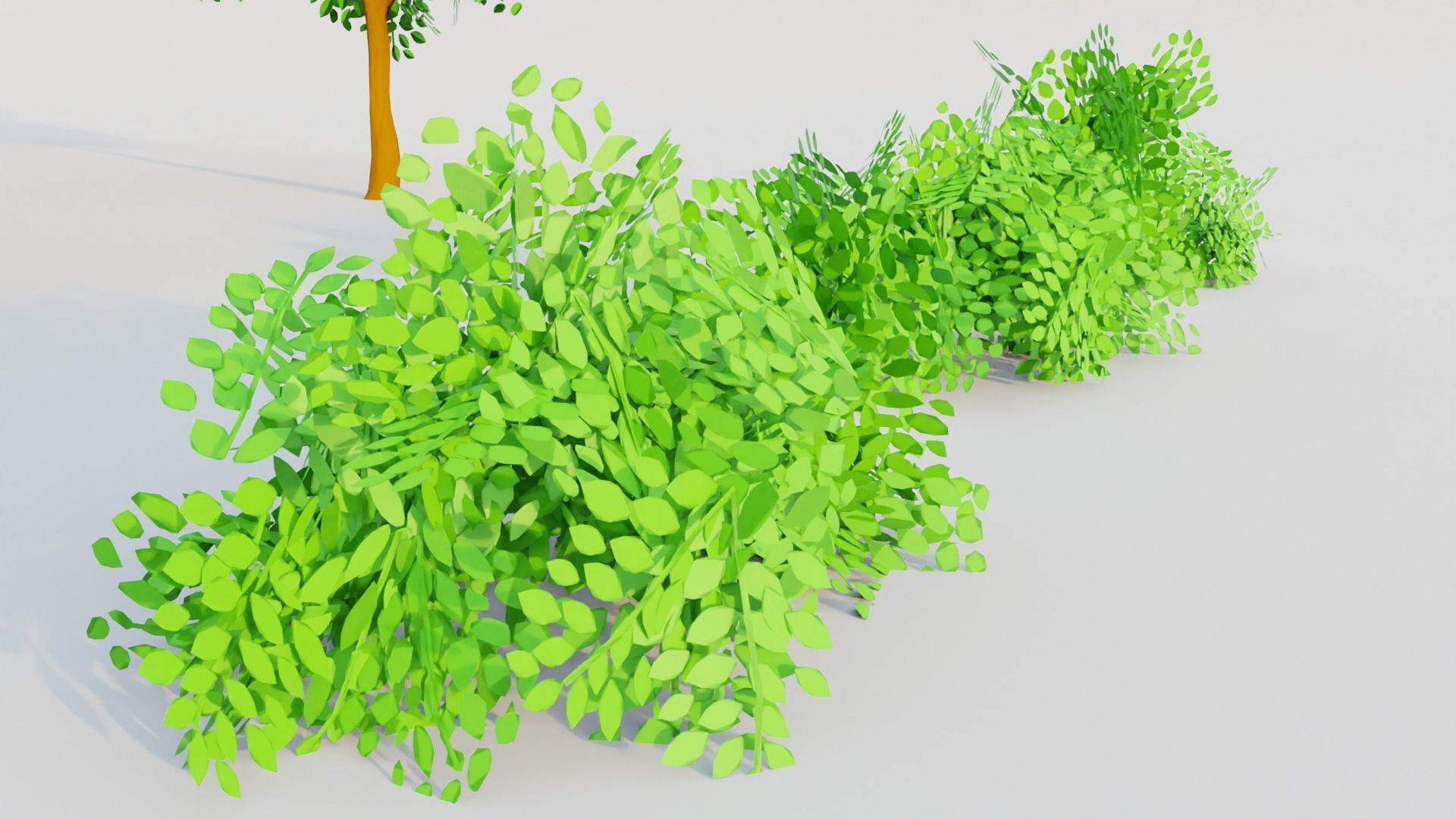 3D model BEST STYLIZED Tree and Bush Assets Game Ready VR / AR / low ...