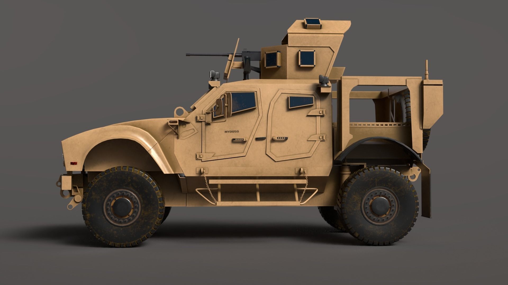 MATV OSHKOSH 3D model | CGTrader