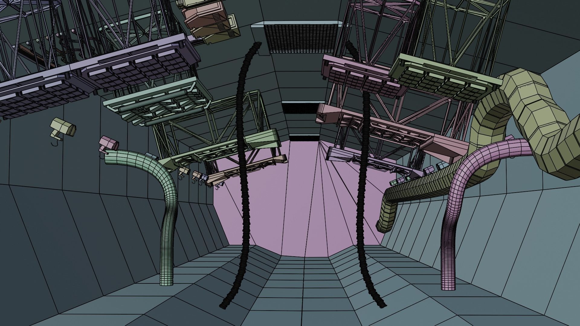 Sci-fi Corridor for Blender free 3D model | CGTrader