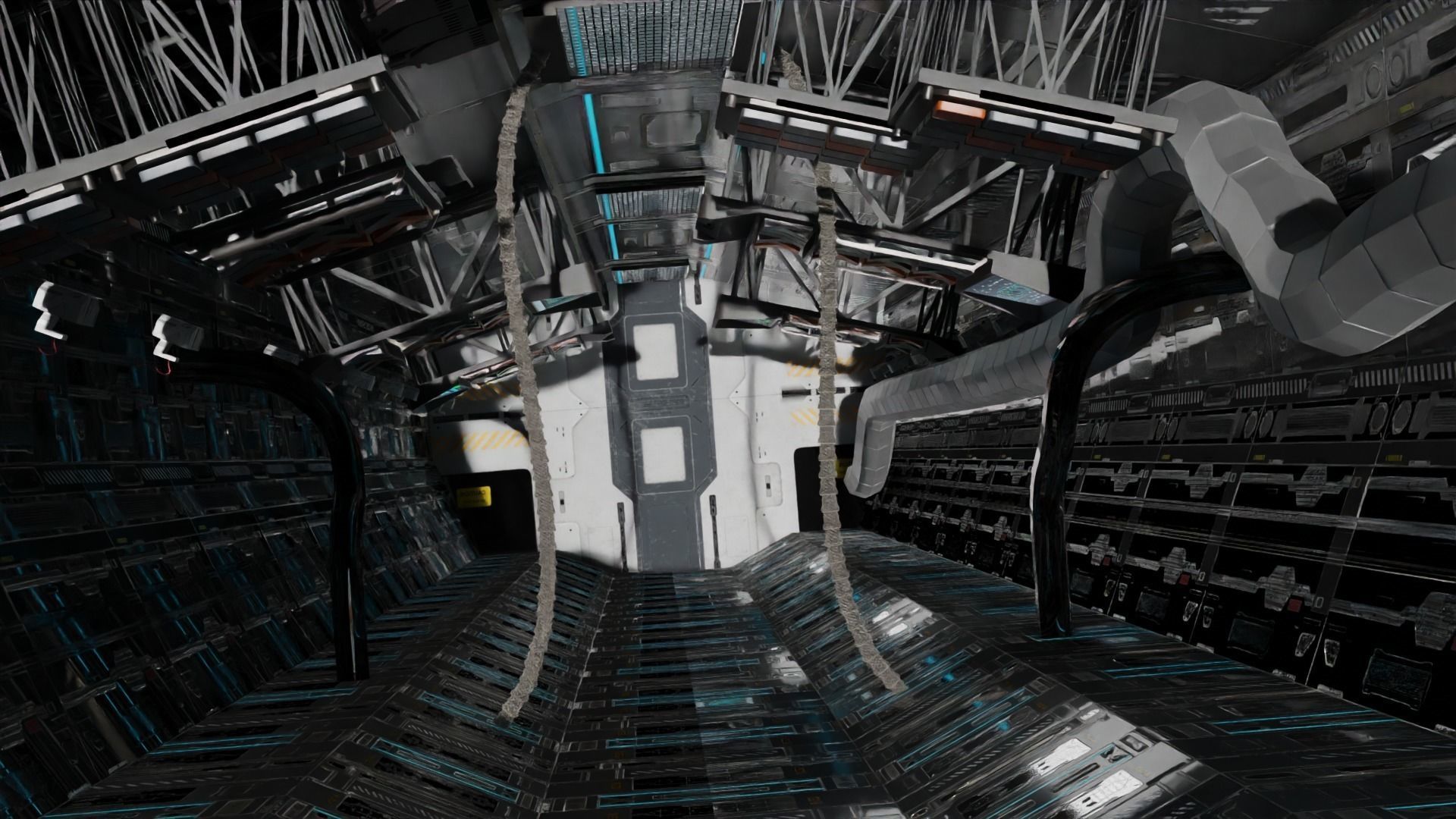 Sci-fi Corridor for Blender free 3D model | CGTrader