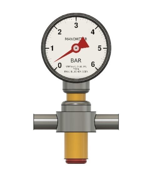 Hydraulic Manometer 3D model | CGTrader