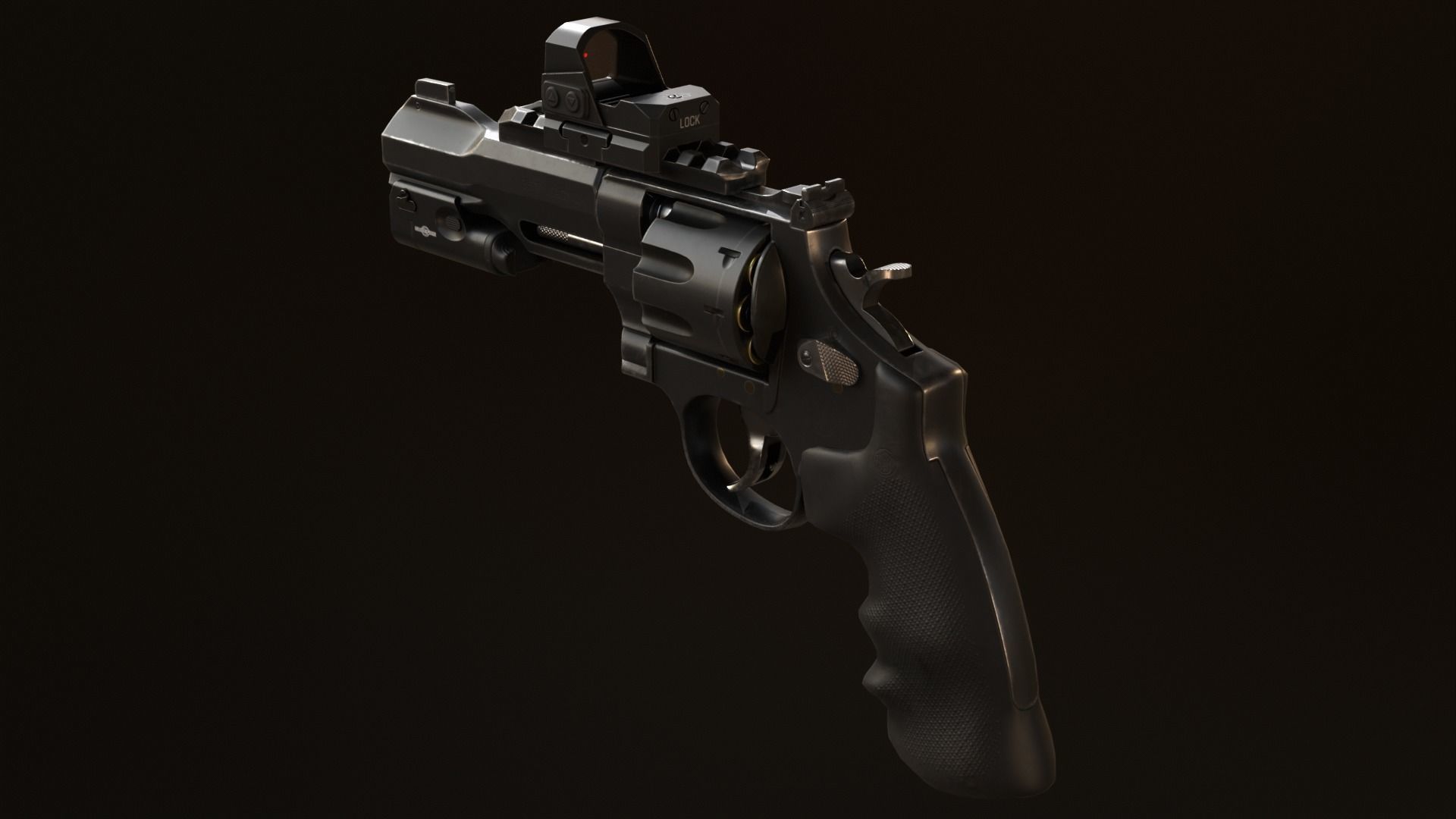 Revolver 357 Magnum 3D model | CGTrader