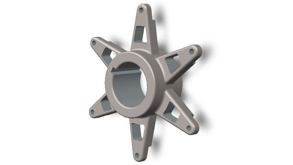 20 mm Kart Sprocket Support 3D model rigged | CGTrader