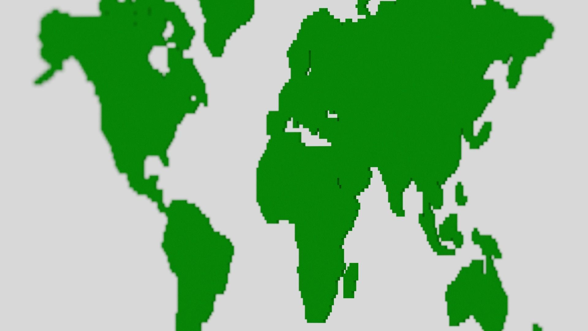 3D model Pixel World Map VR / AR / low-poly | CGTrader