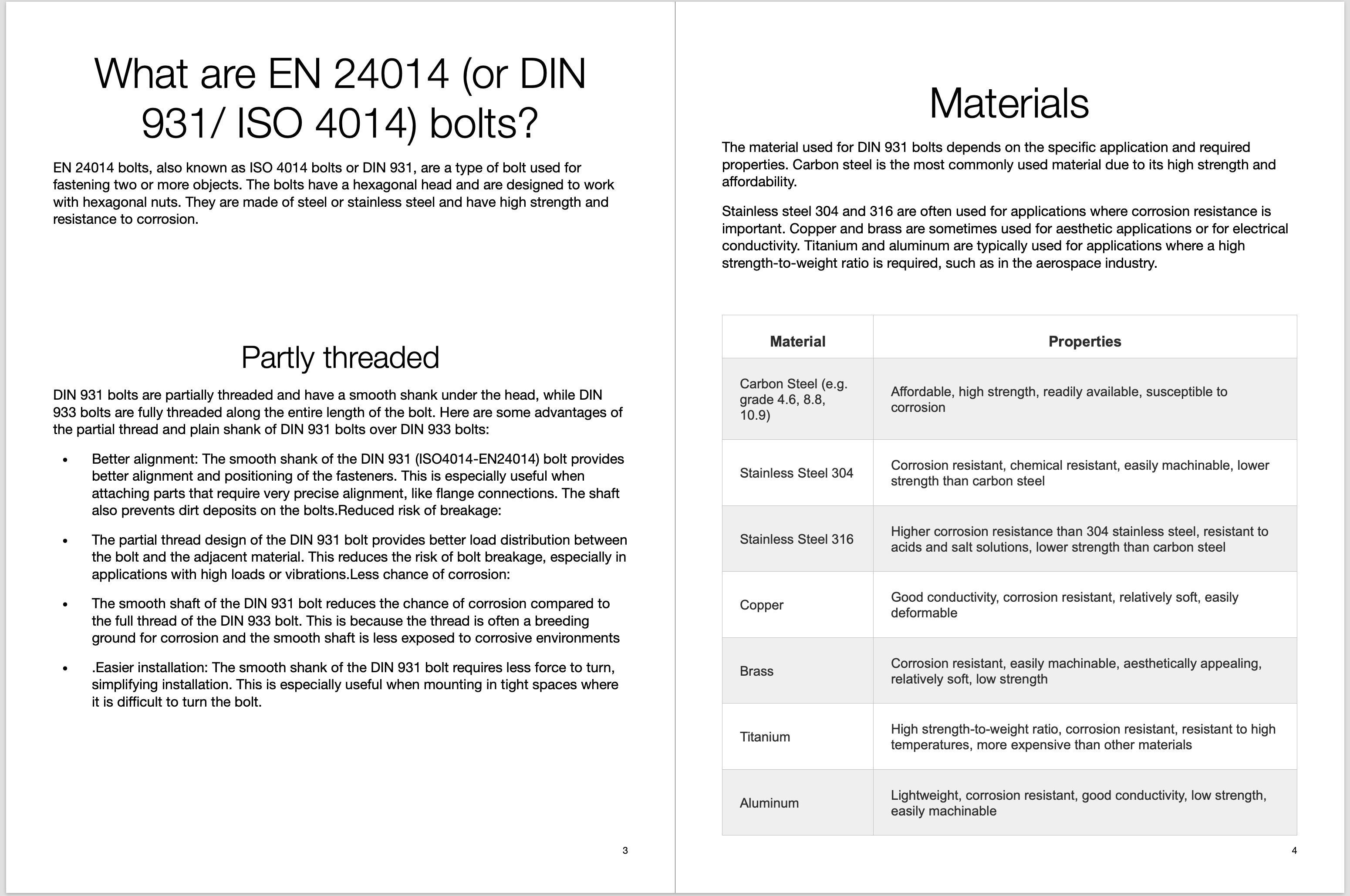 275 Parts 3D CAD Library - BOLTS -EN24014 - DIN931 - ISO4014 3D model ...