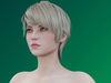 3D model Teenage Girl with Chic Short Pixie Girlish Hairstyle - Rigged ...