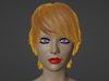 3D model Teenage Girl with Chic Short Pixie Girlish Hairstyle - Rigged ...