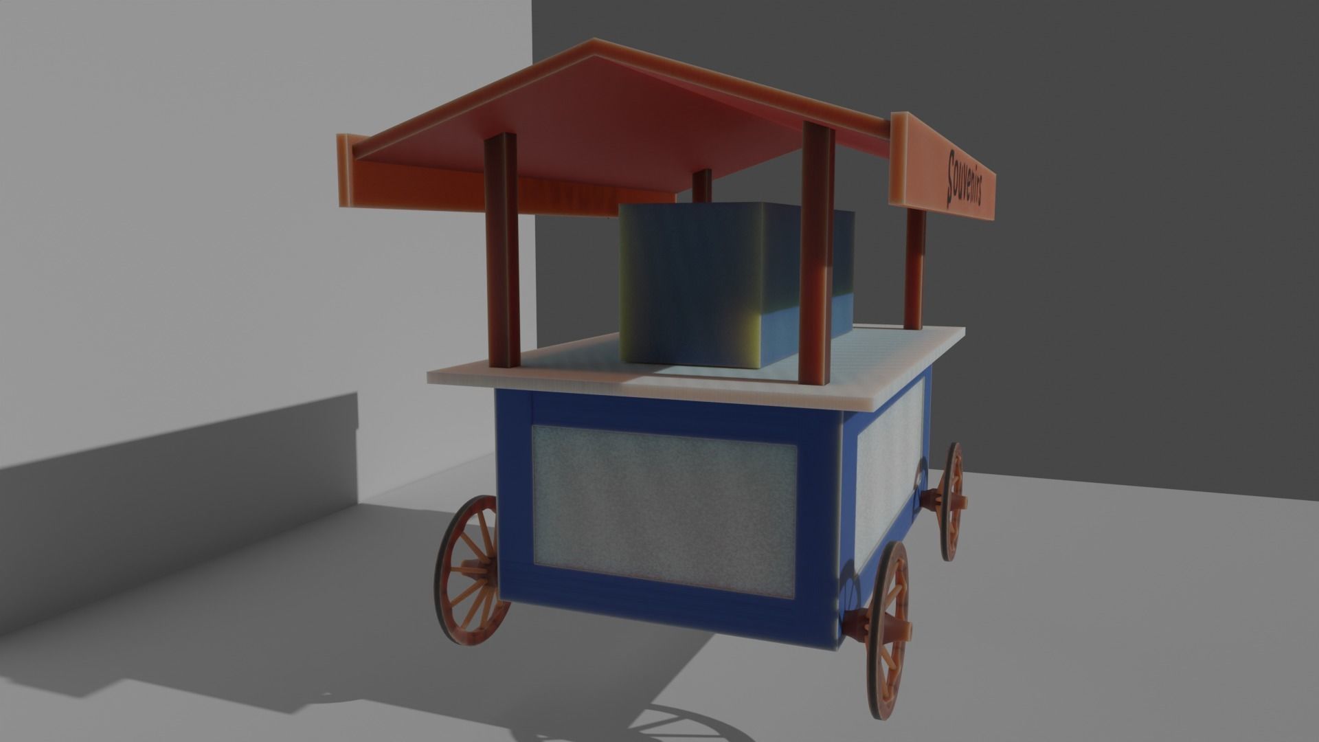Souvenir stand 3D model | CGTrader