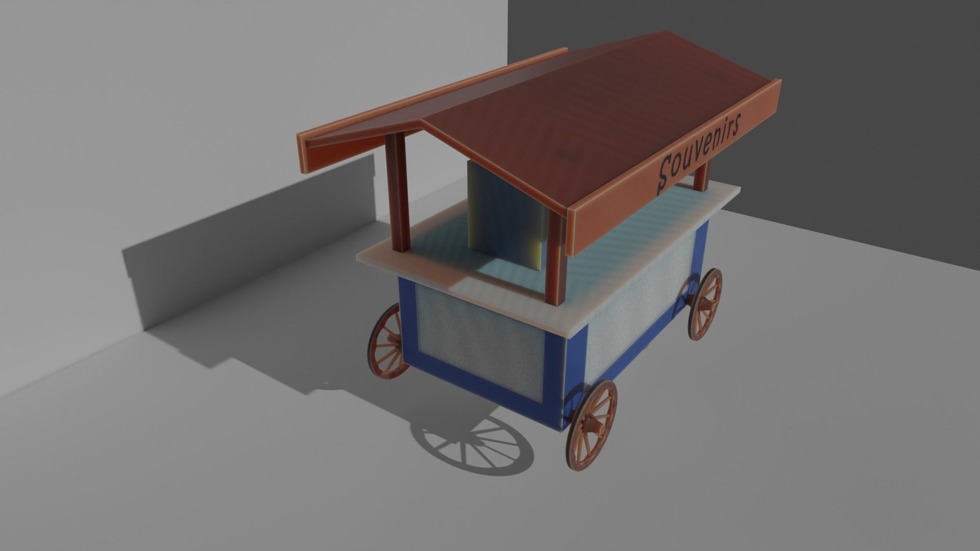 Souvenir stand 3D model | CGTrader