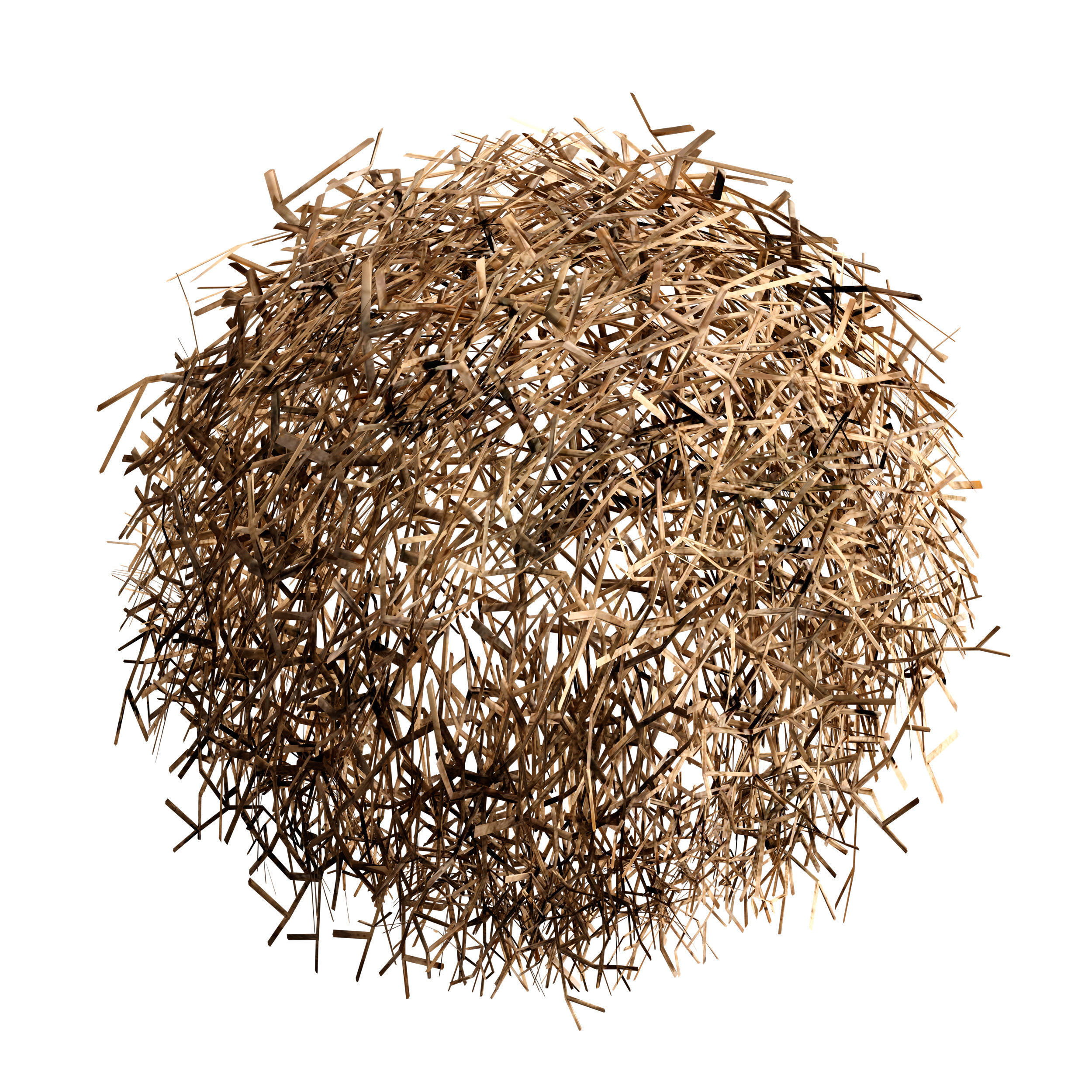 tumbleweed hay bush 3D model | CGTrader