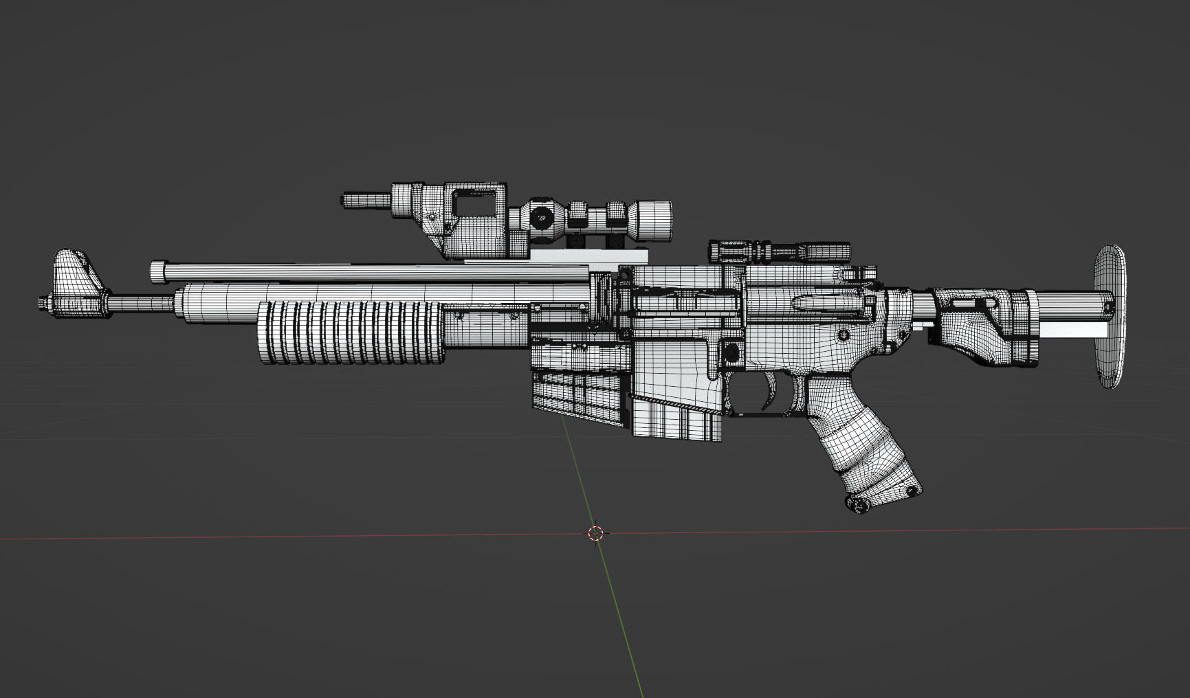 3D model Star wars A280 Rifle VR / AR / low-poly | CGTrader