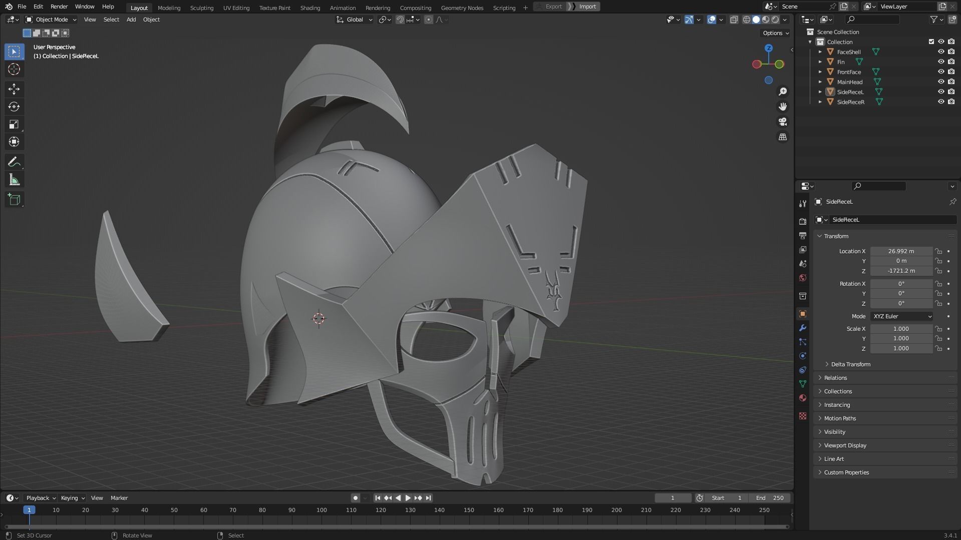 Star Wars Darth Bane Full Armor and Pike for Cosplay 3D Model ...