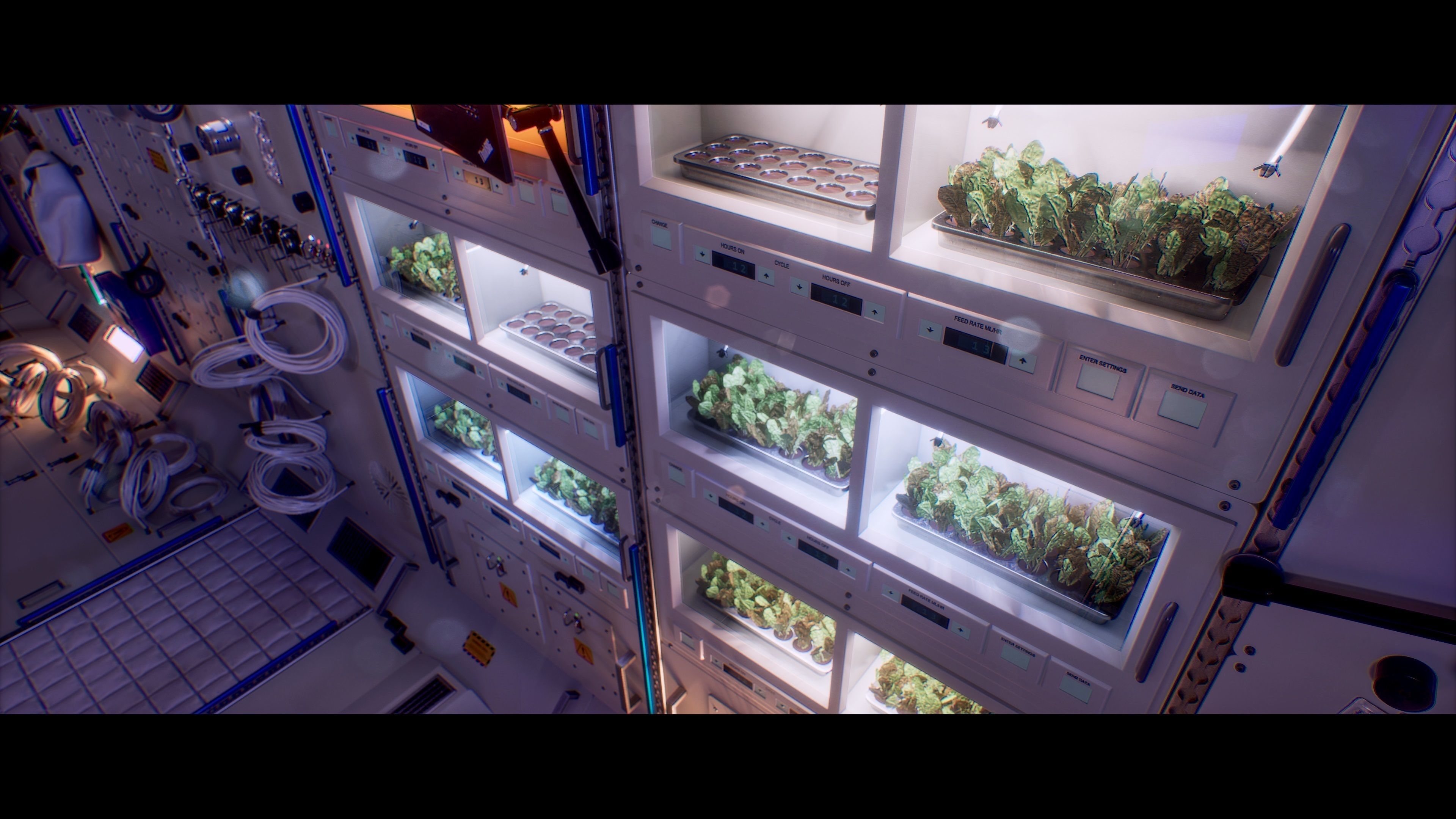 Space Station Interior Basics for Unreal Engine and Cinema 4D 3D model ...