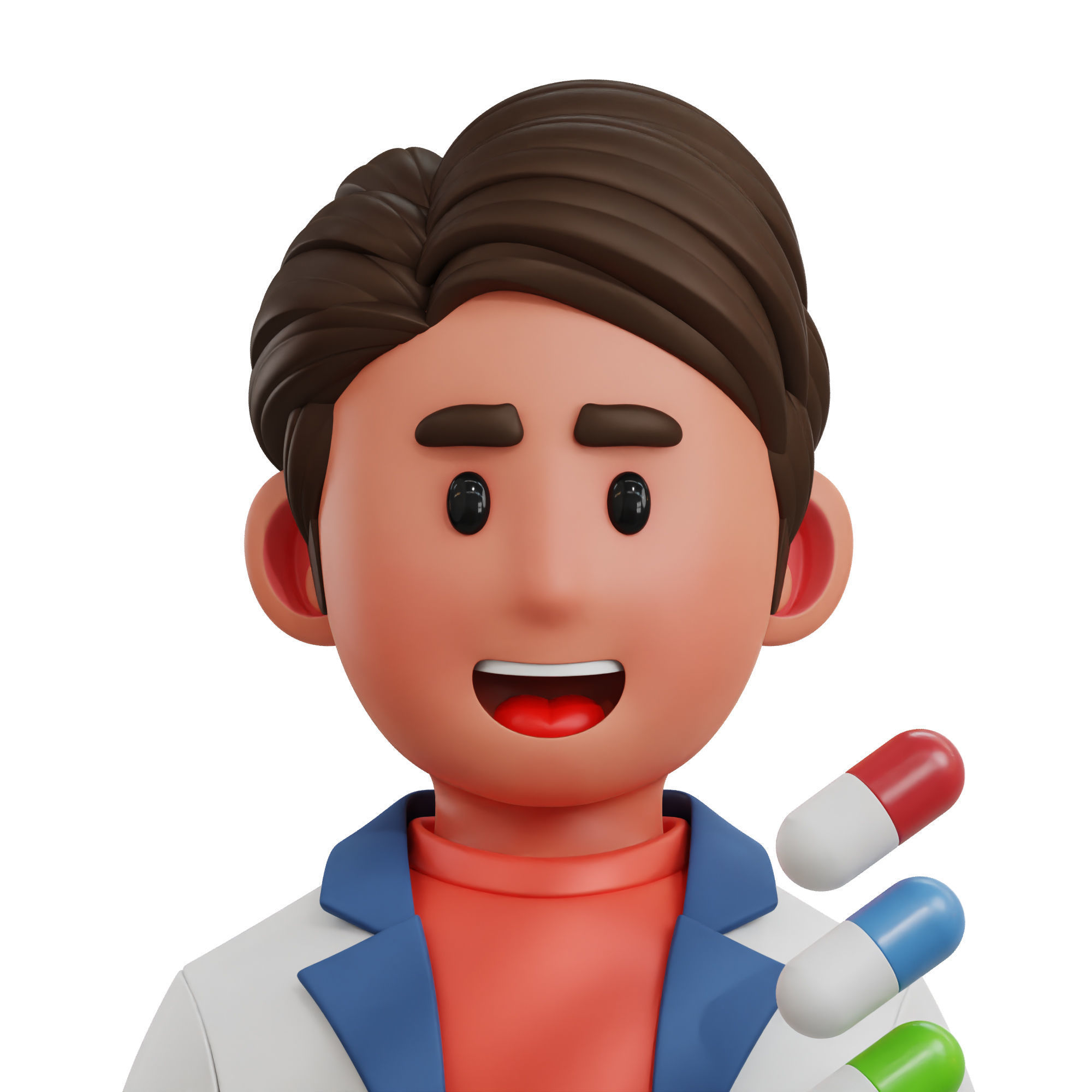 3D model Health Profession Icon Pack 3D Model VR / AR / low-poly | CGTrader