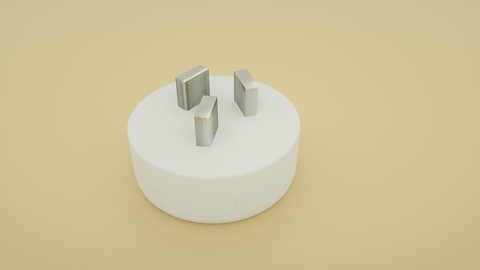 Plug three hole plug 3D model | CGTrader
