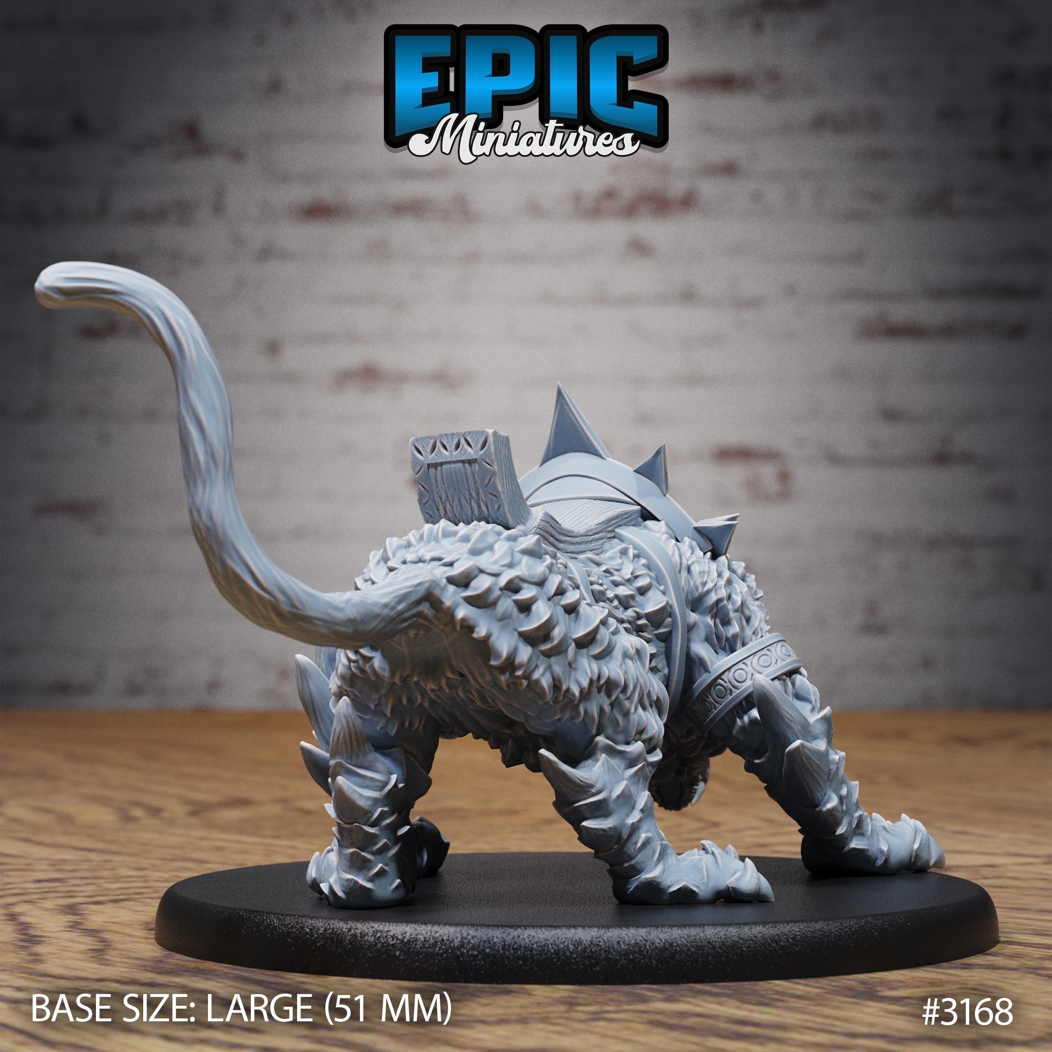 Draconic Tiger Set - DnD Tabletop Miniature 3D Model 3D model 3D ...