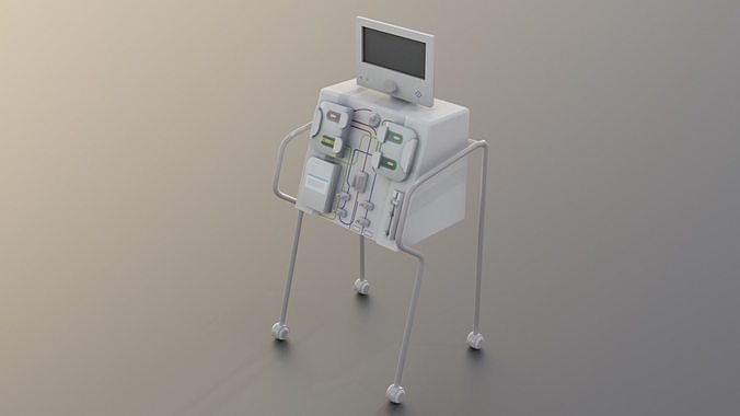 3D model Dialysis Machine VR / AR / low-poly | CGTrader