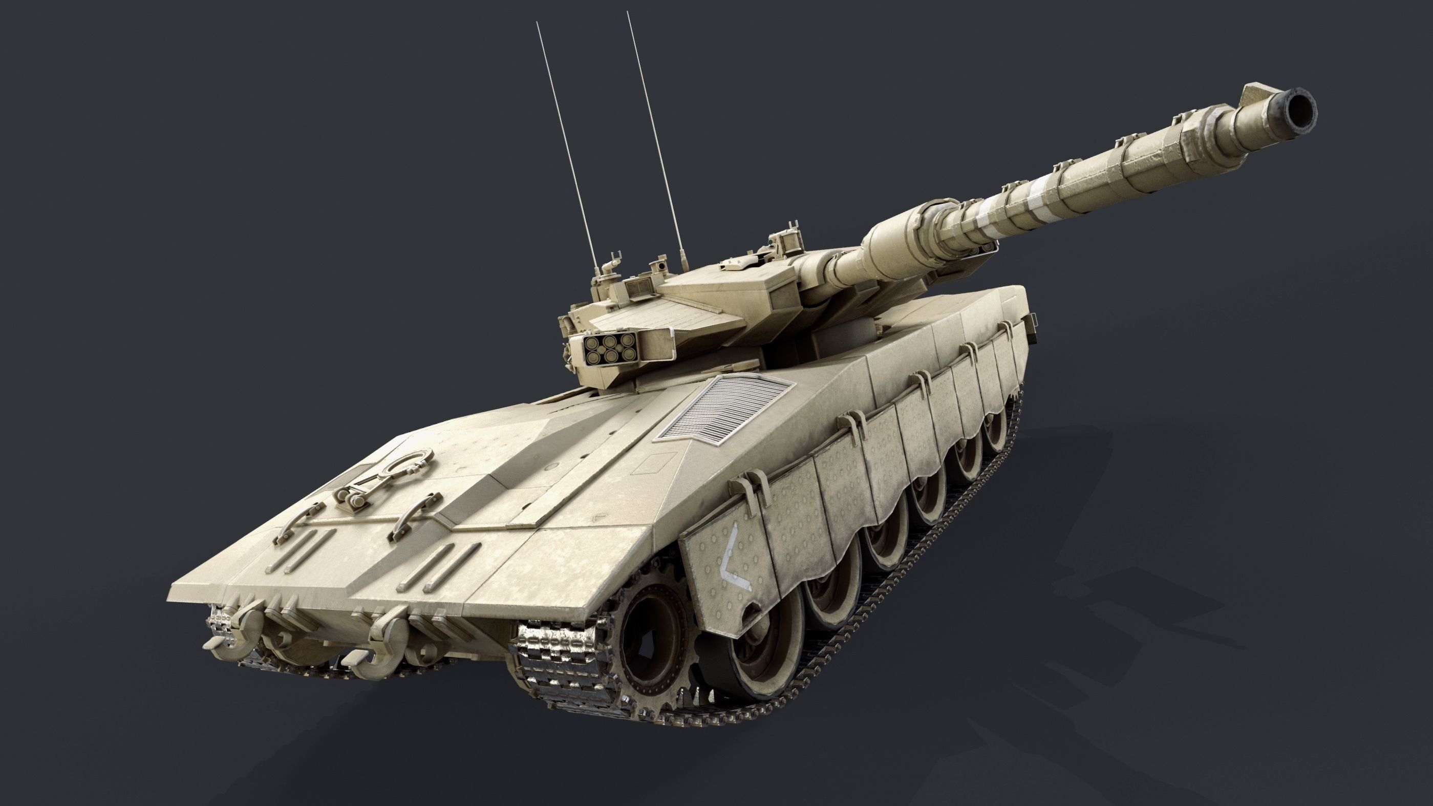 3D model Merkava MK3 VR / AR / low-poly | CGTrader