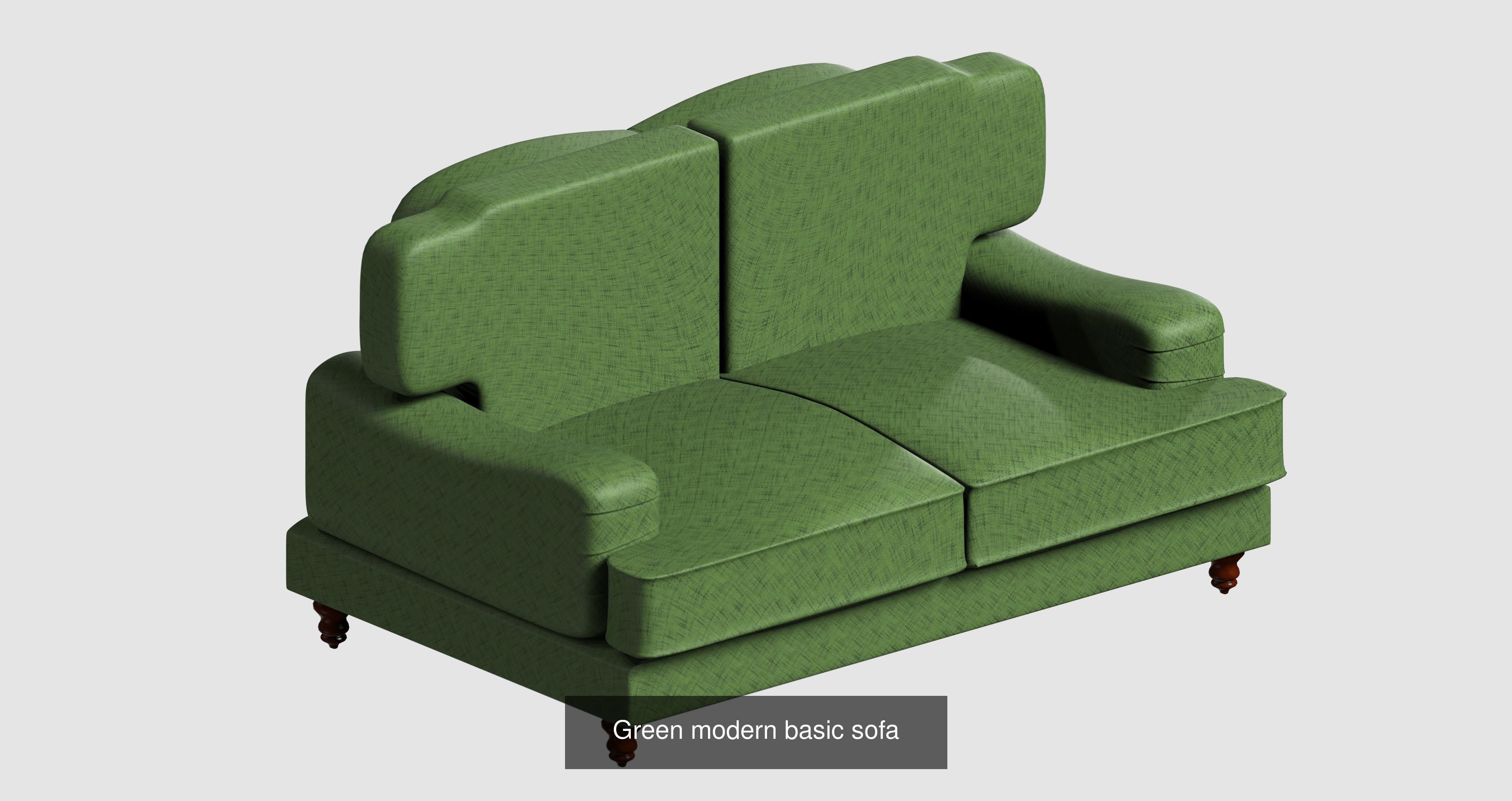 3D Model Collection 30 living room furniture sofa modeling VR / AR ...