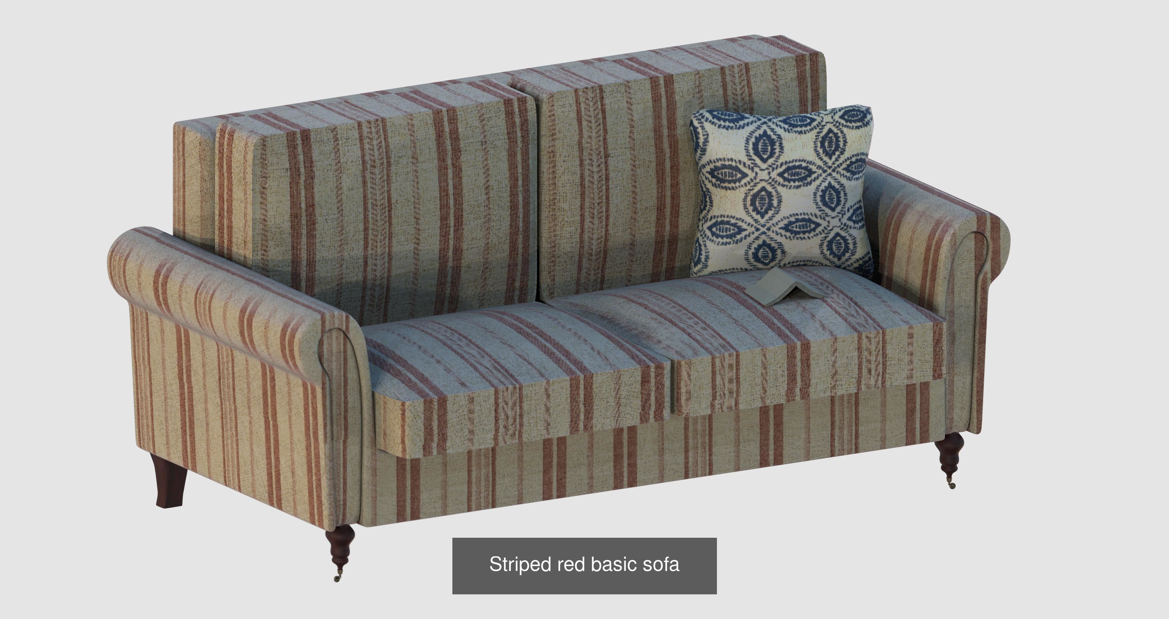 3D Model Collection 30 living room furniture sofa modeling VR / AR ...