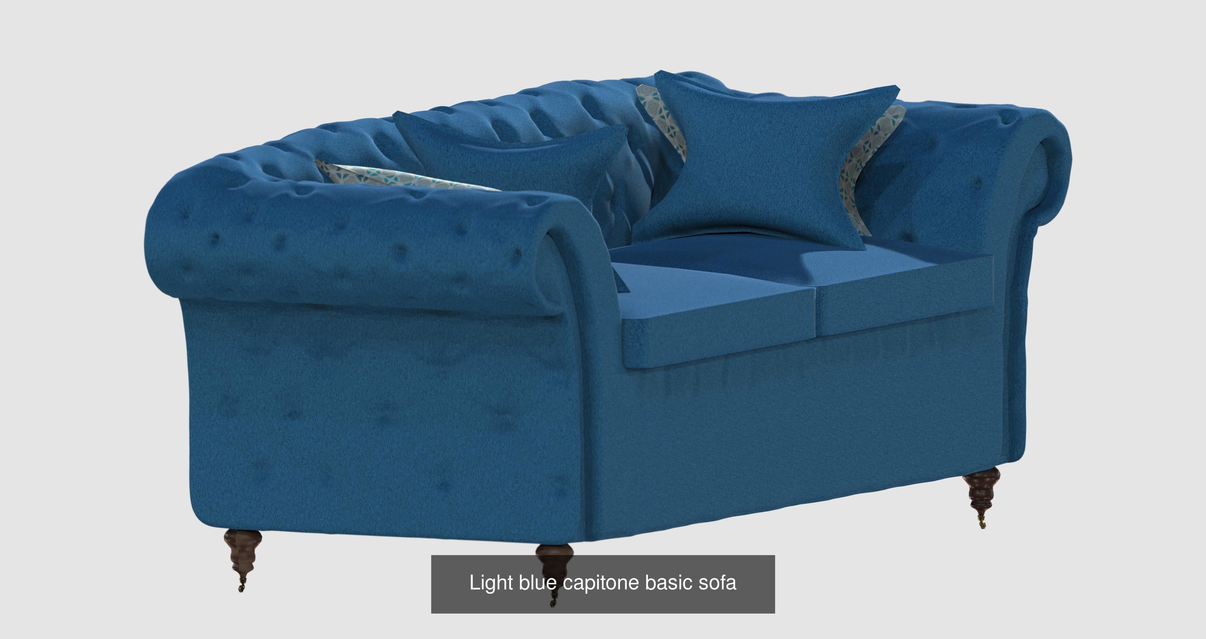 3D Model Collection 30 living room furniture sofa modeling VR / AR ...