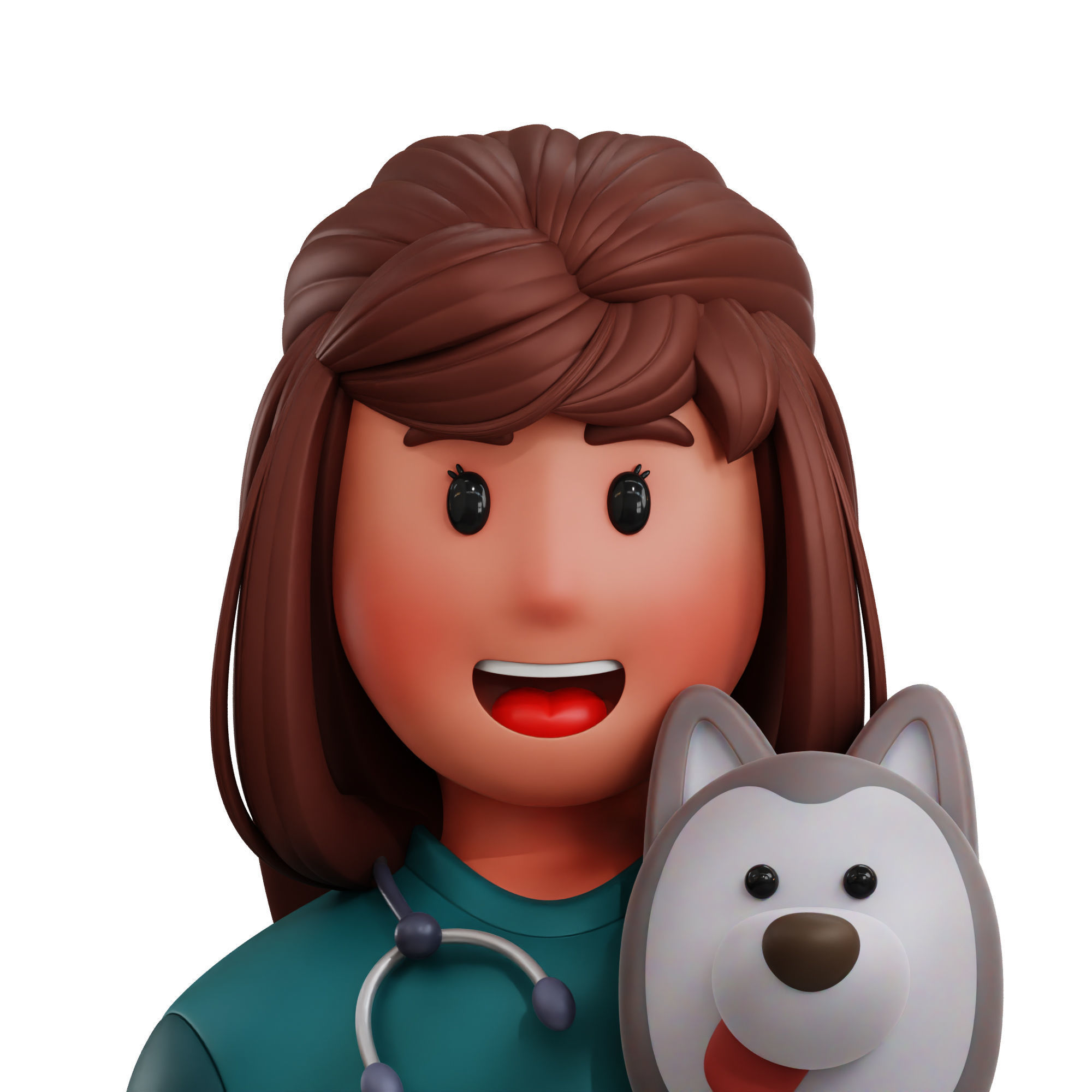3D model Veterinarian Avatar 3D Icon VR / AR / low-poly | CGTrader
