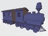 3D model Low Poly 3D Model - Locomotive Train VR / AR / low-poly | CGTrader