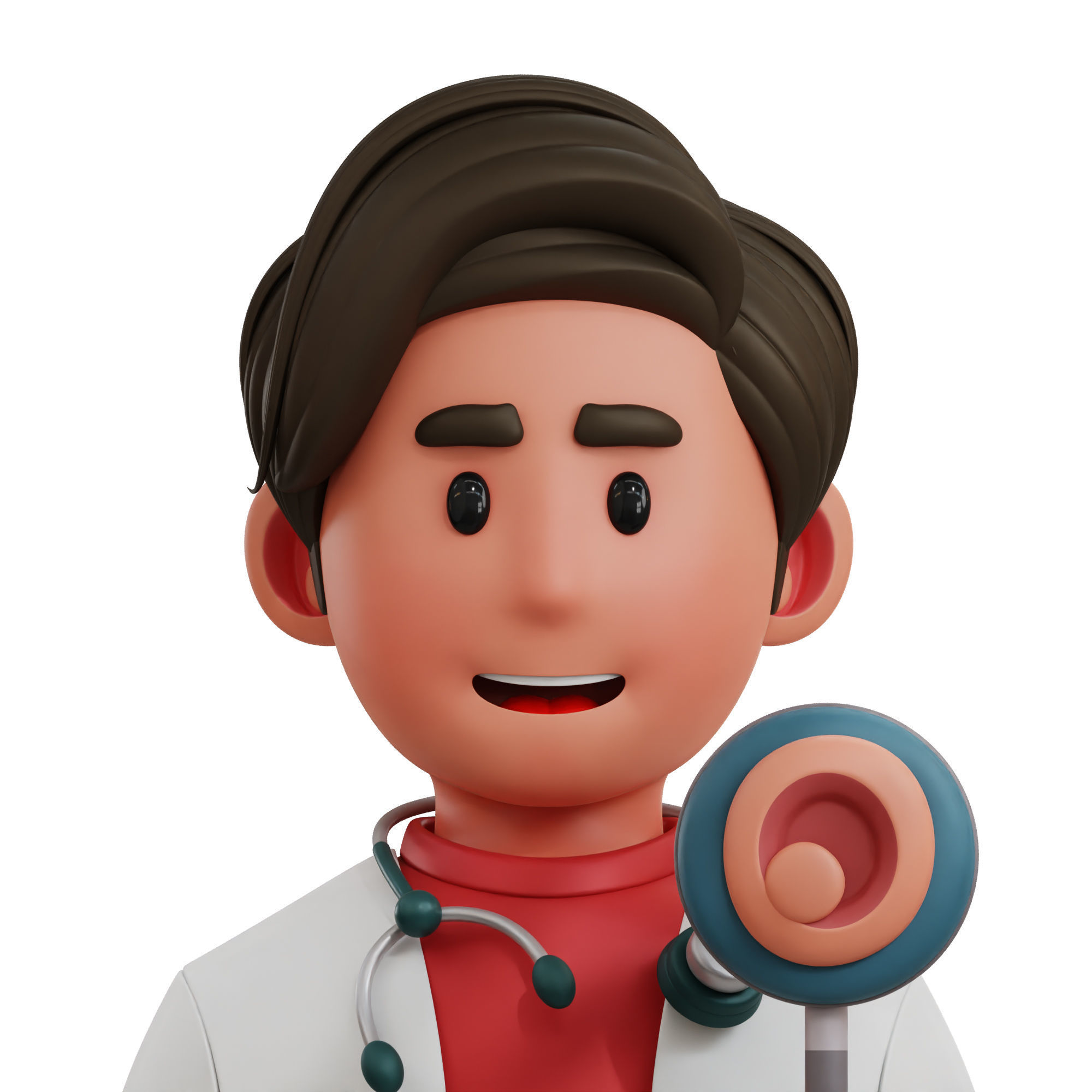 3D model Otolaryngologist Avatar 3D Icon VR / AR / low-poly | CGTrader