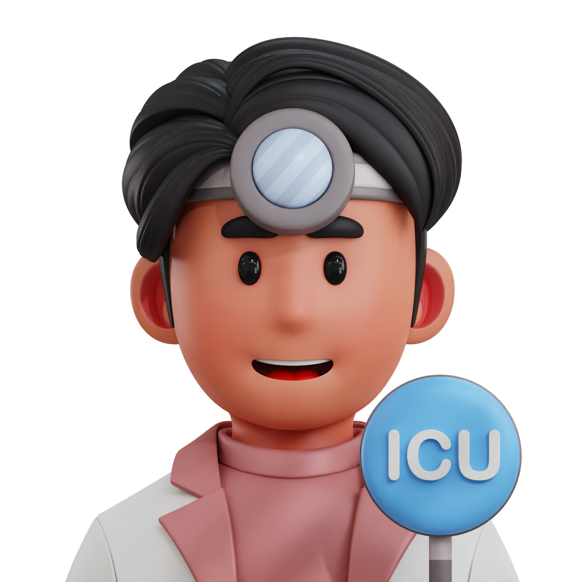 3D model Intensivist Avatar 3D Icon VR / AR / low-poly | CGTrader
