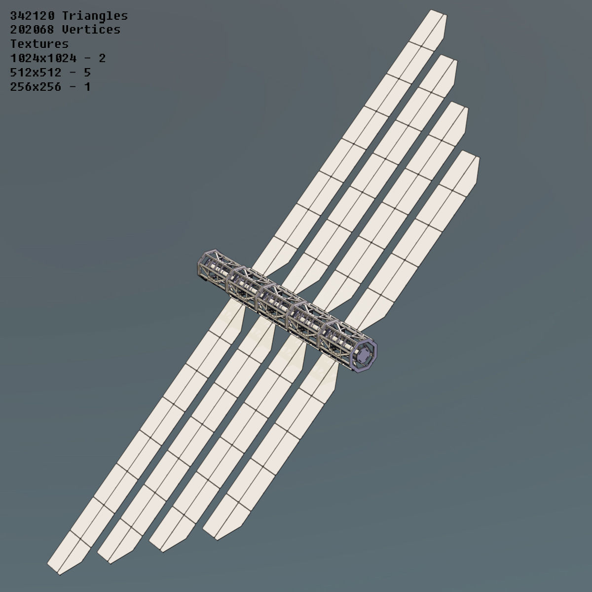 Modular Space Station 3D model | CGTrader