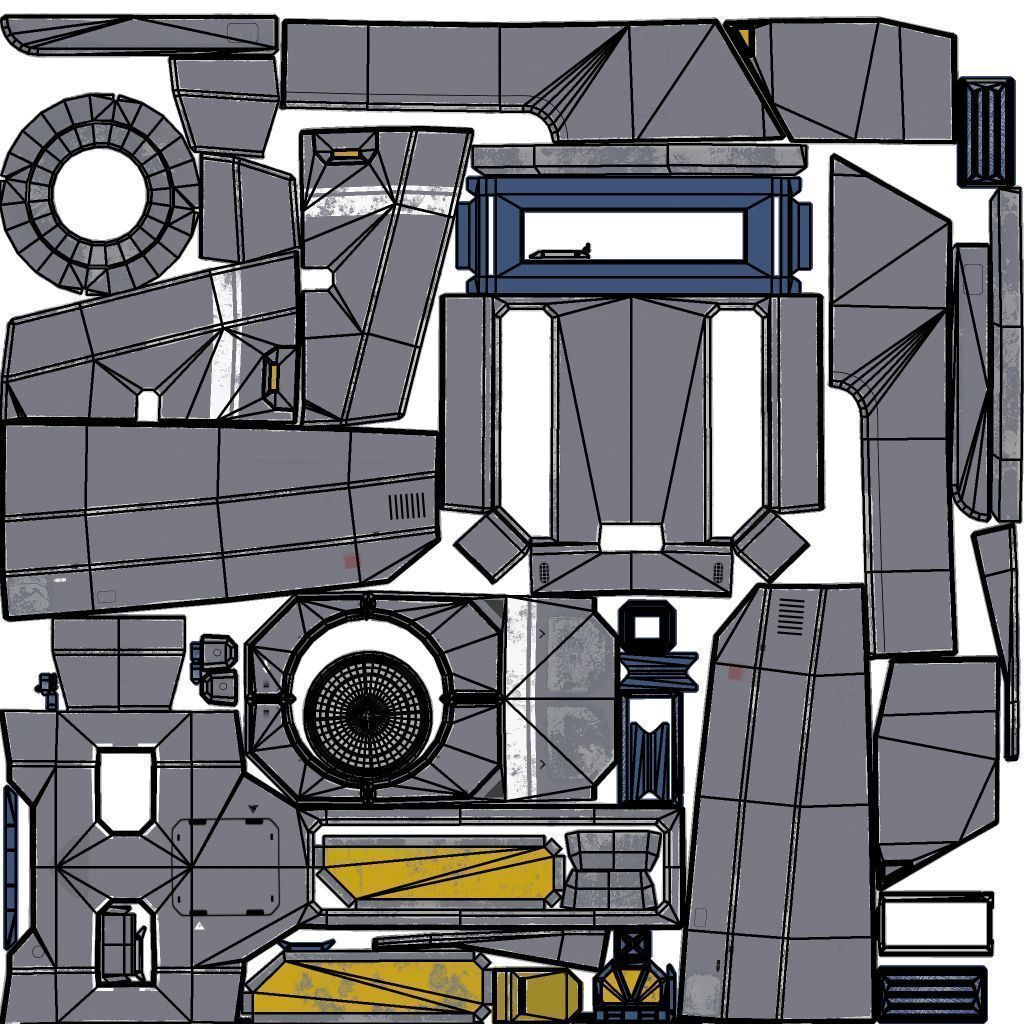 Modular Space Station 3D model | CGTrader