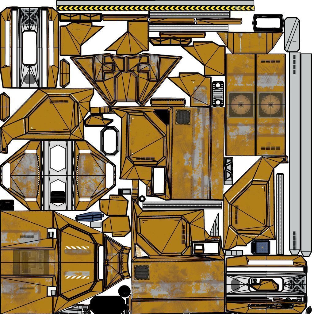 Modular Space Station 3D model | CGTrader