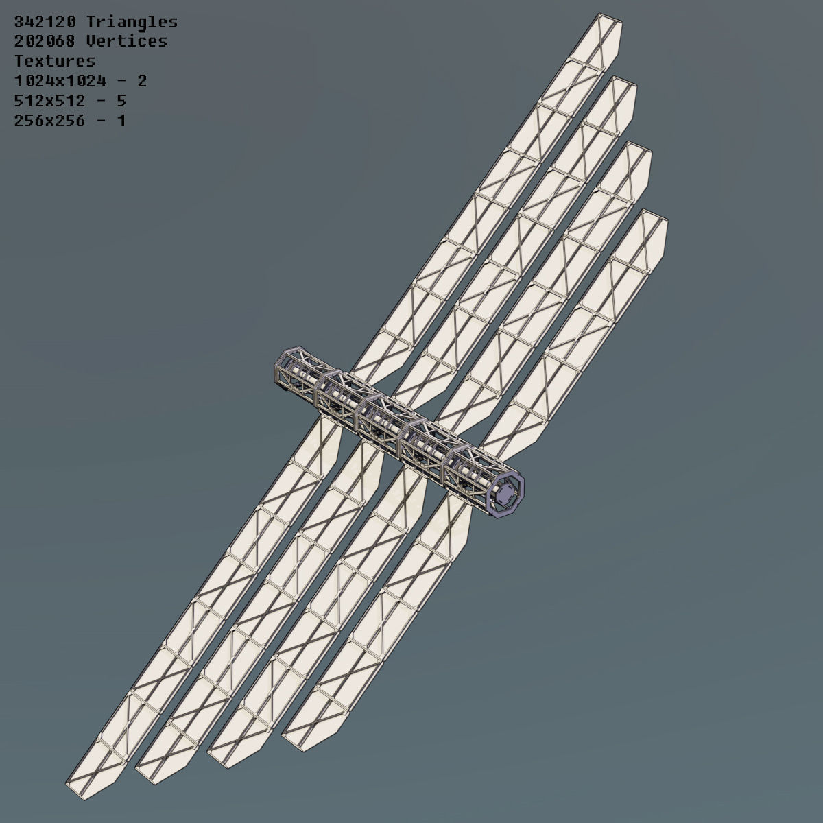 Modular Space Station 3D model | CGTrader