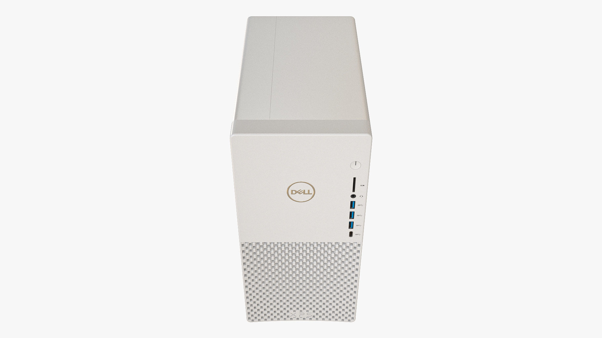Dell XPS 8940 Desktop White 3D model | CGTrader