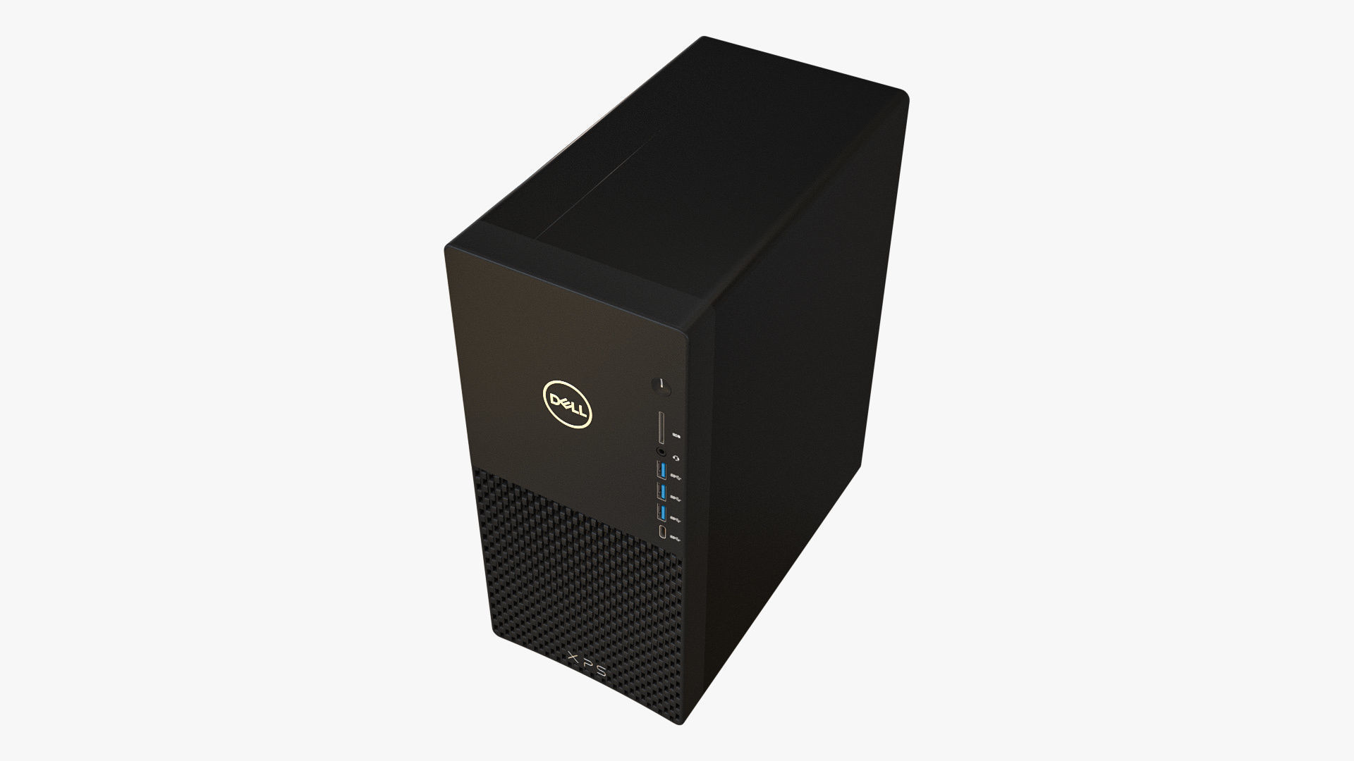 Dell XPS 8940 Desktop Black 3D model | CGTrader