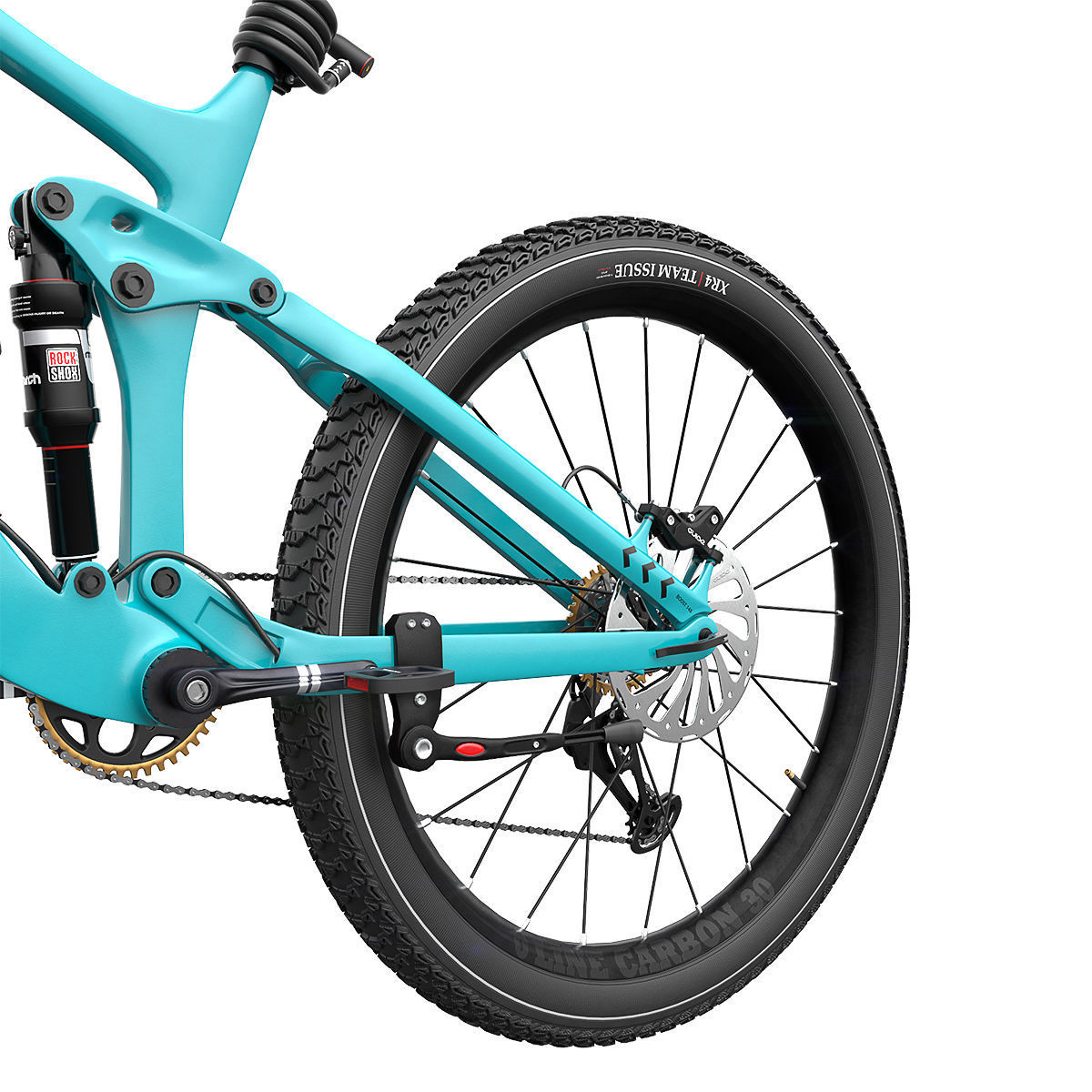Mountain Bike-Blue 3D model | CGTrader