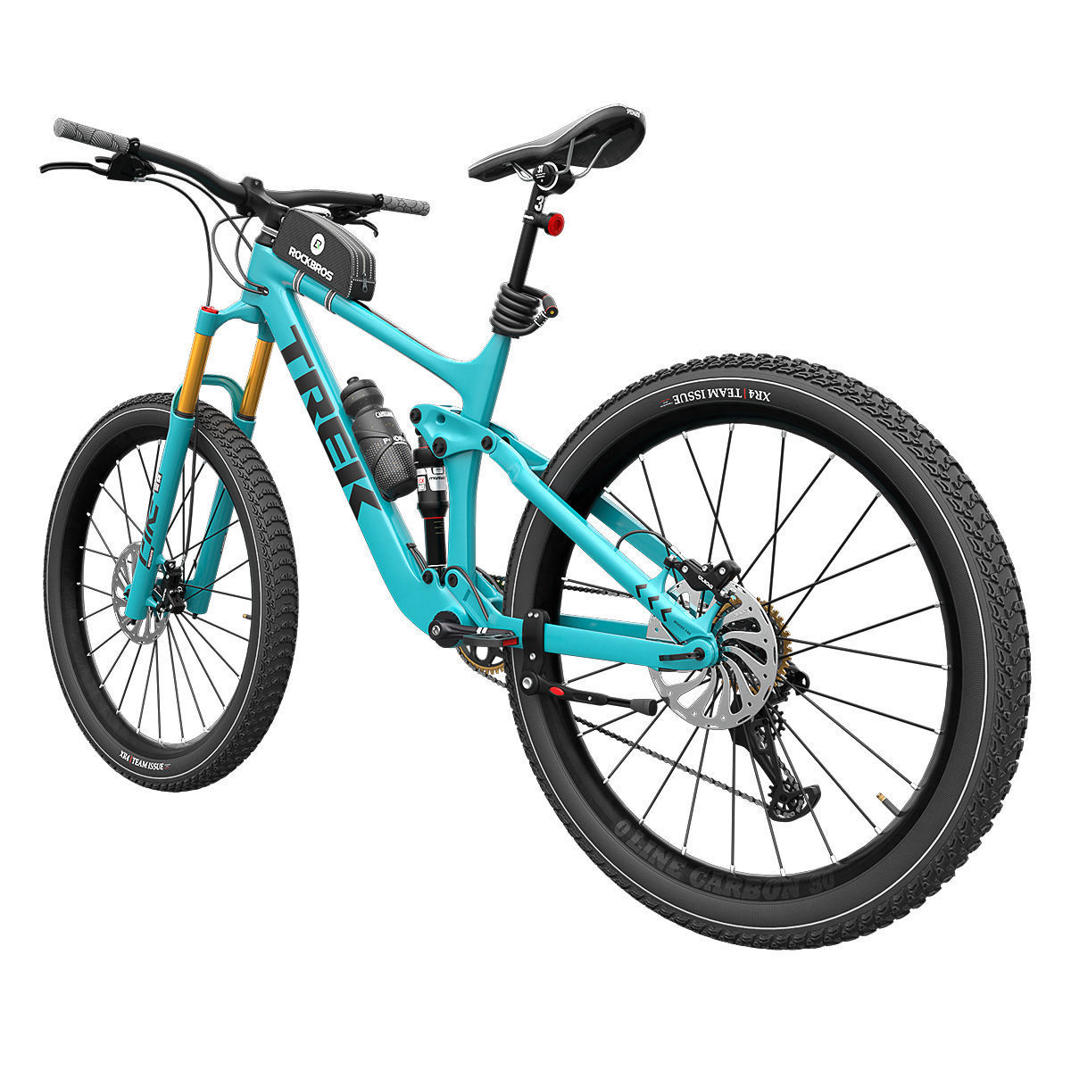 Mountain Bike-Blue 3D model | CGTrader
