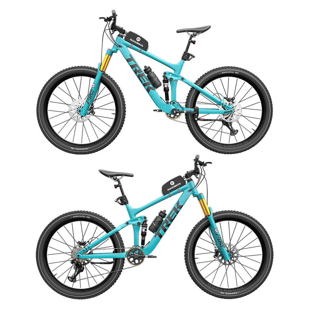 Mountain Bike-Blue 3D model | CGTrader