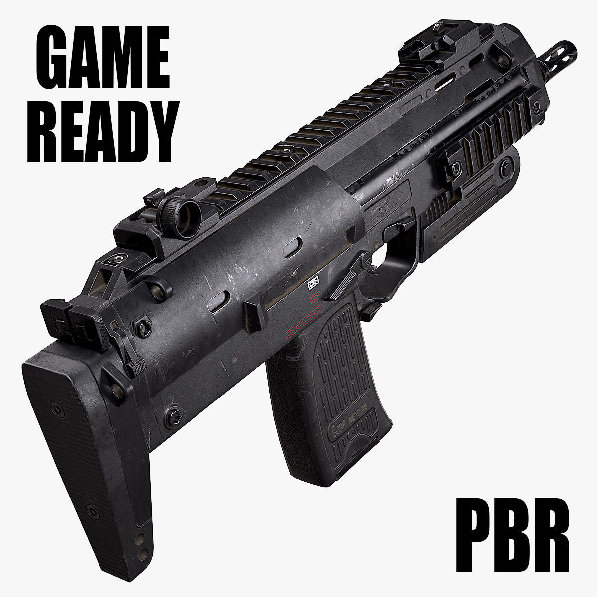 3D model Heckler Koch MP7 A1 VR / AR / low-poly | CGTrader