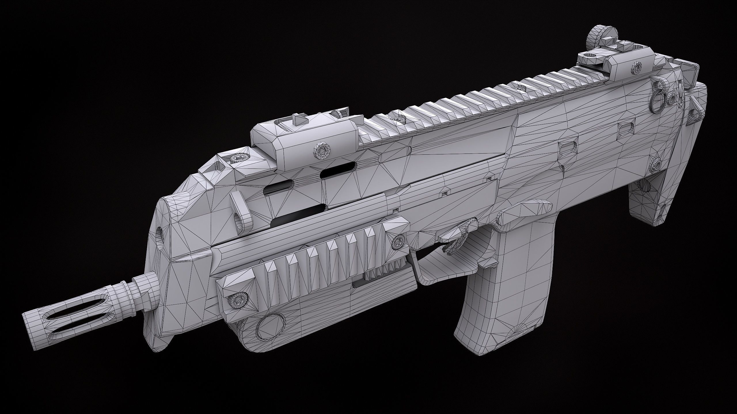 3D model Heckler Koch MP7 A1 VR / AR / low-poly | CGTrader