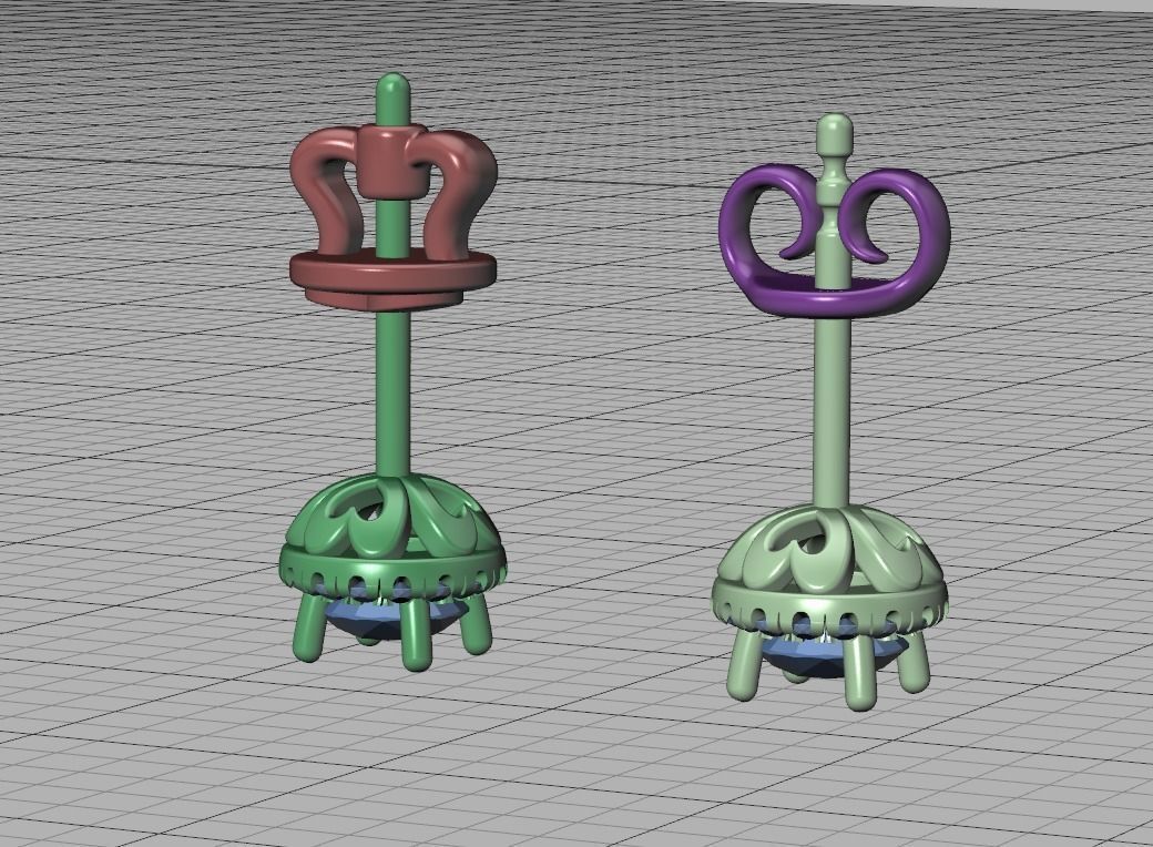 Diamond Stud Earrings Round Halo feature with 40 pointer stone 3D model ...