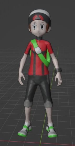 Brendan pokemon trainer 3D model 3D printable | CGTrader