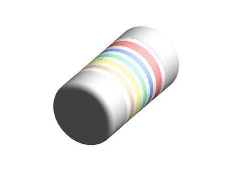 MMU0102 Melf Resistor T/R, 0.2W, 4K75 free 3D model | CGTrader