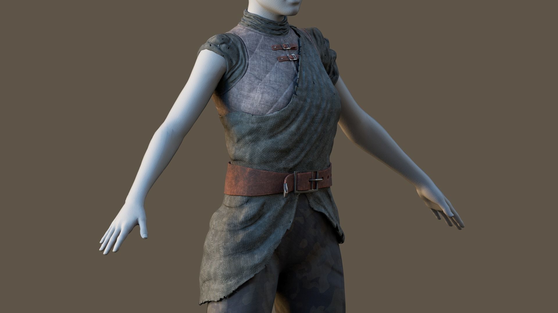 Medieval Fantasy girl - 3D model 3D model | CGTrader