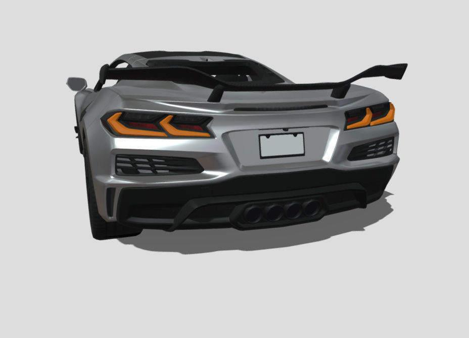 Chevrolet Corvette C8 Z06 3D model | CGTrader